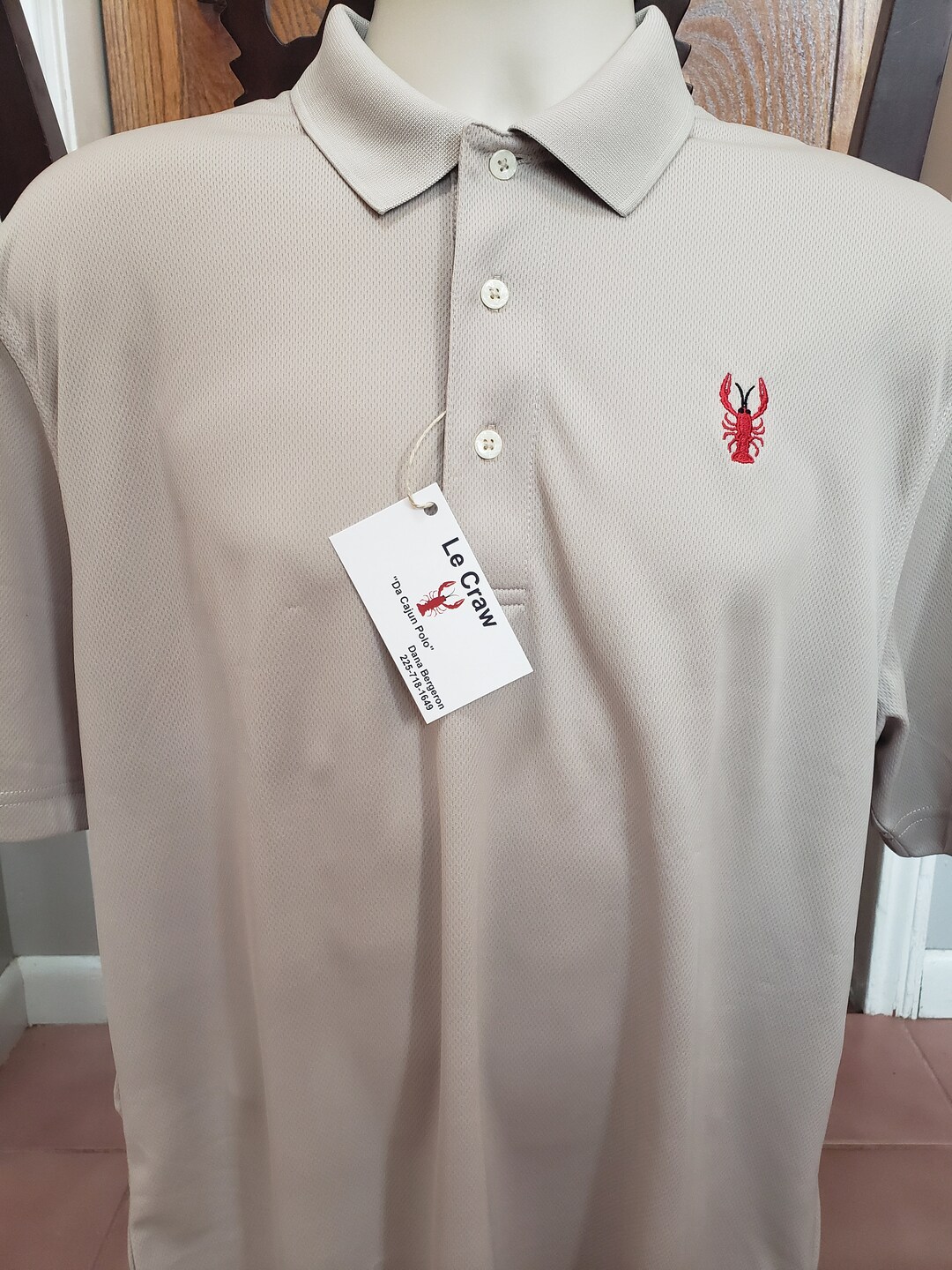 Le Craw "da Cajun Polo" Crawfish Polo Shirt - Etsy