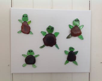 Sea glass art | Etsy