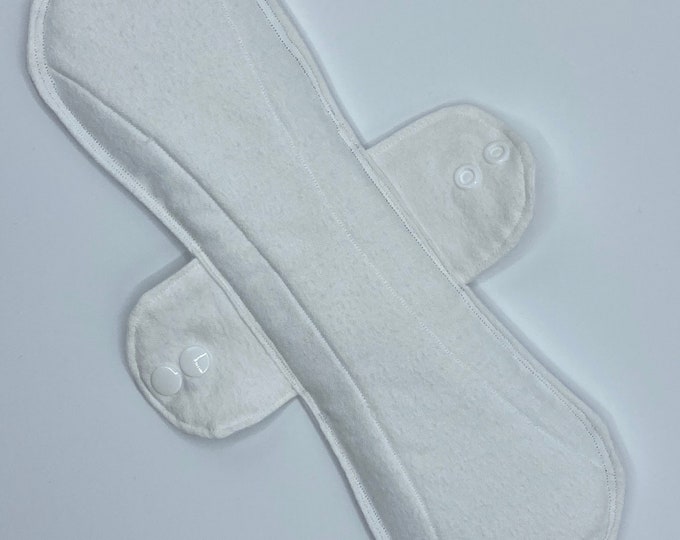 12" Double Layer Incontinence Pad All White - Etsy