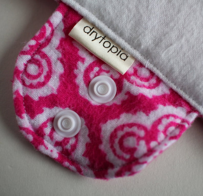 12 Single Layer Incontinence Pad Deep Pink Tile Motif - Etsy