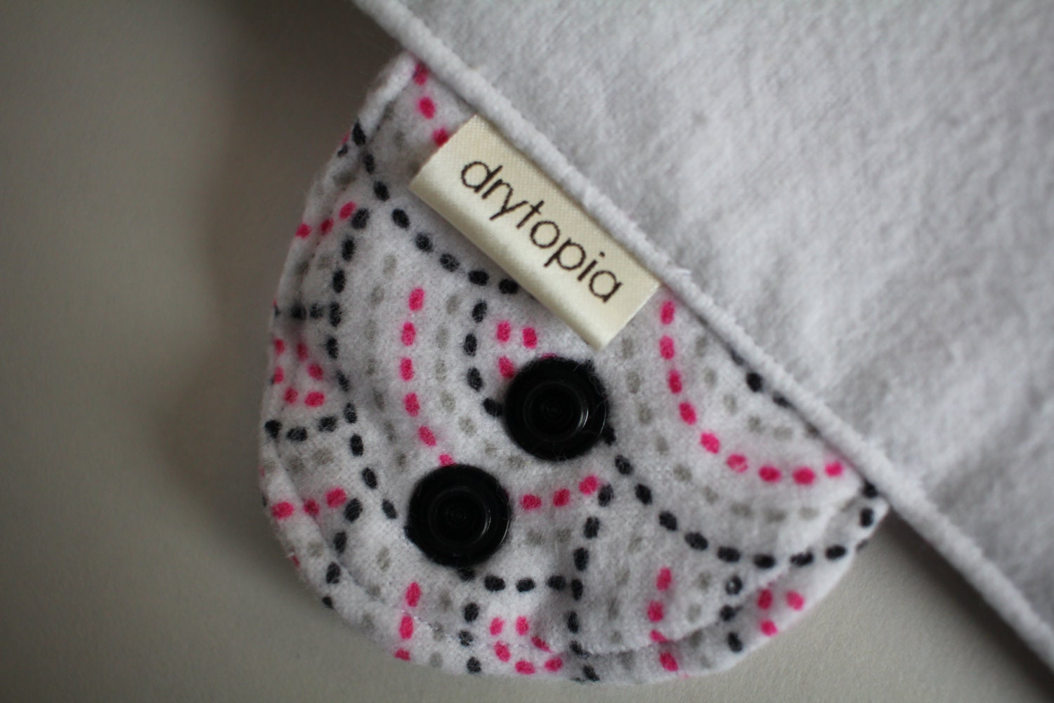 12 Single Layer Incontinence Pad Running Stitch Black - Etsy