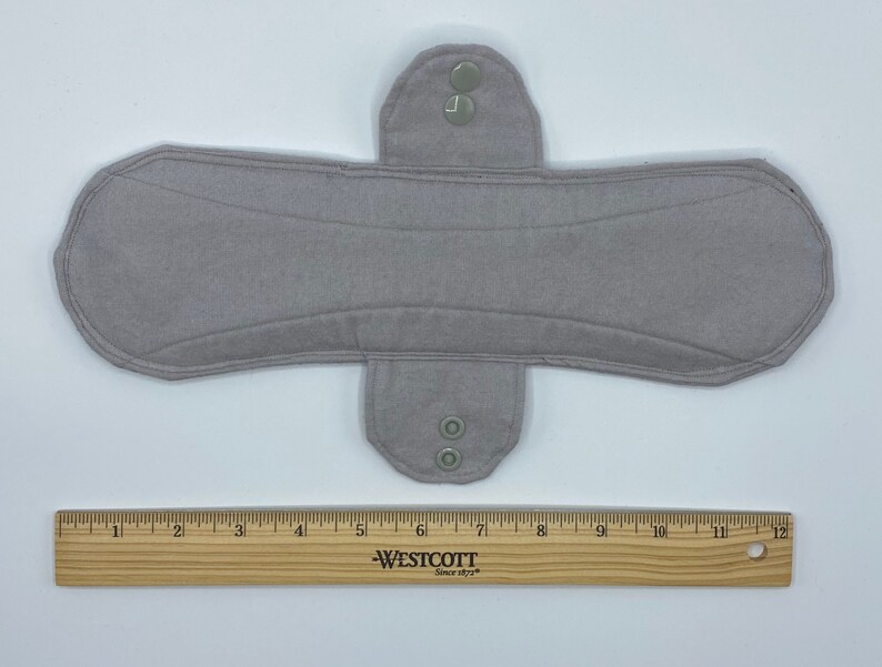12" Double Layer Incontinence Pad All Pale Gray - Etsy