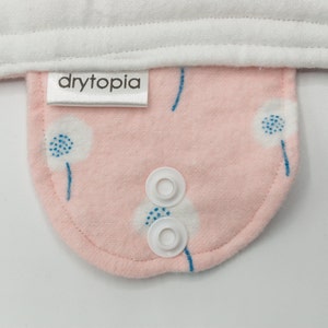 12" Double Layer Incontinence Pad Dandelions on Pink - Etsy