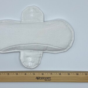 9" Double Layer Incontinence Pad All White - Etsy