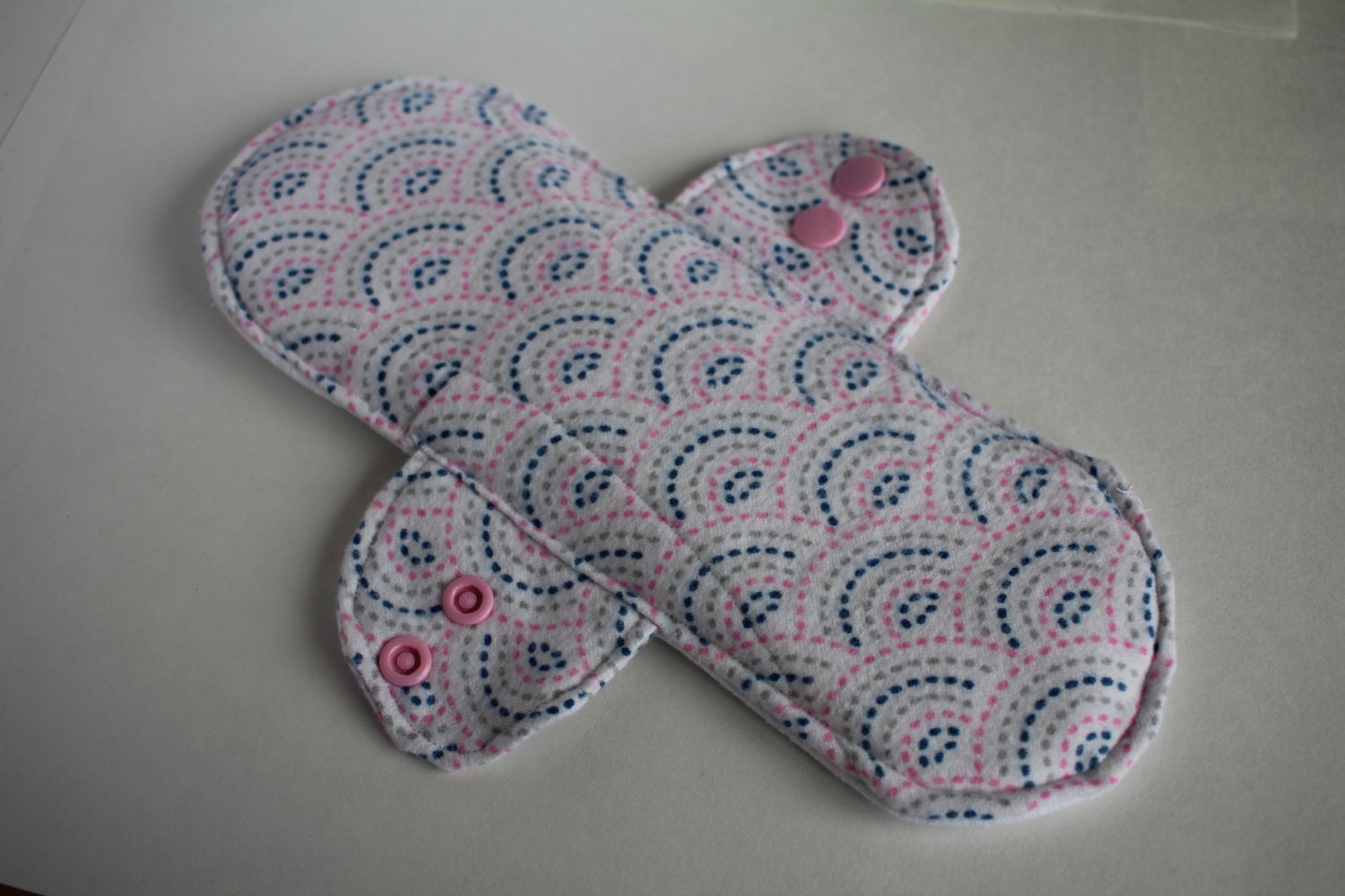 9 Single Layer Incontinence Pad Running Stitch Pink - Etsy