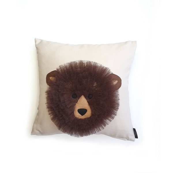 Bear Cushion - Etsy UK