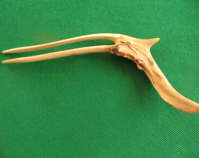 Antler Hair Fork.hair Fork. Antler Hair Stick. Roe Hair Fork. Native ...
