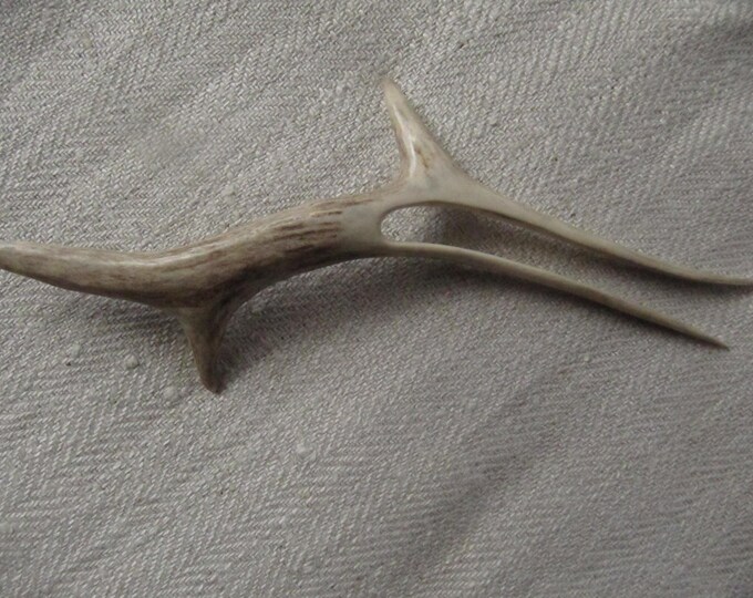 Antler Hair Fork.hair Fork.antler Hair Stick.roe Hair Fork.native Hair ...