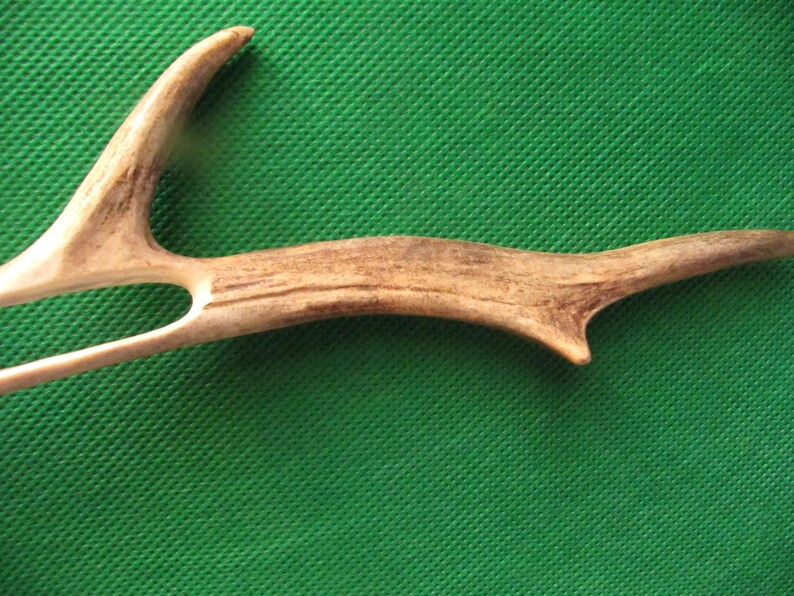 Antler Hair Fork.hair Fork. Antler Hair Stick. Roe Hair Fork. Native ...