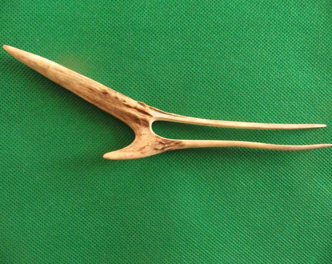 Antler Hair Fork.hair Fork. Antler Hair Stick. Roe Hair Fork. Native ...