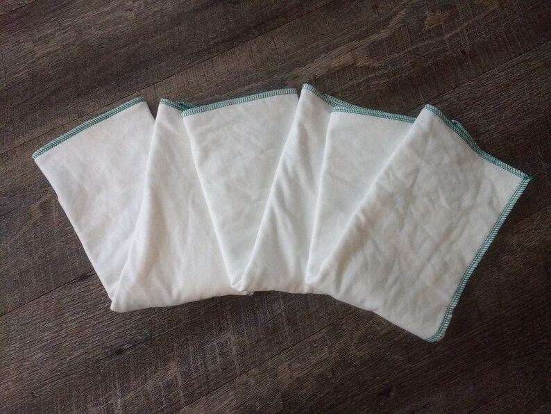 Bamboo Pre Flat Prefold Diaper Stretchy French Terry Organic - Etsy