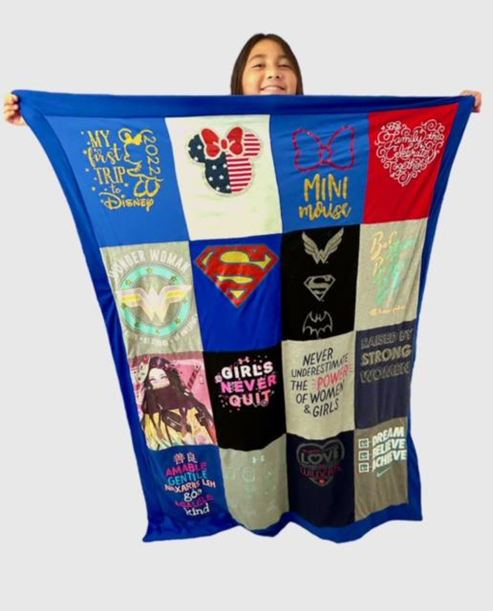Custom Handmade Memory Blanket Made From Your T-shirts – Personalized ...
