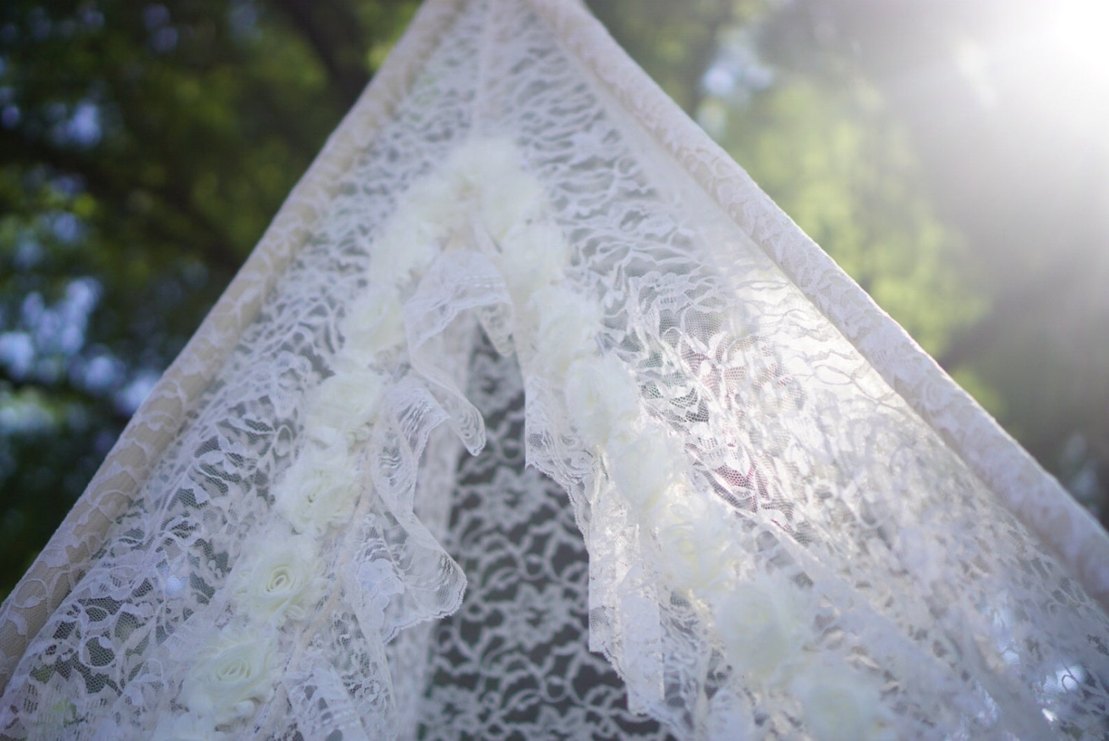Lacey Teepee Lace Kids Teepee Girls Tipi Play Tent Wigwam - Etsy