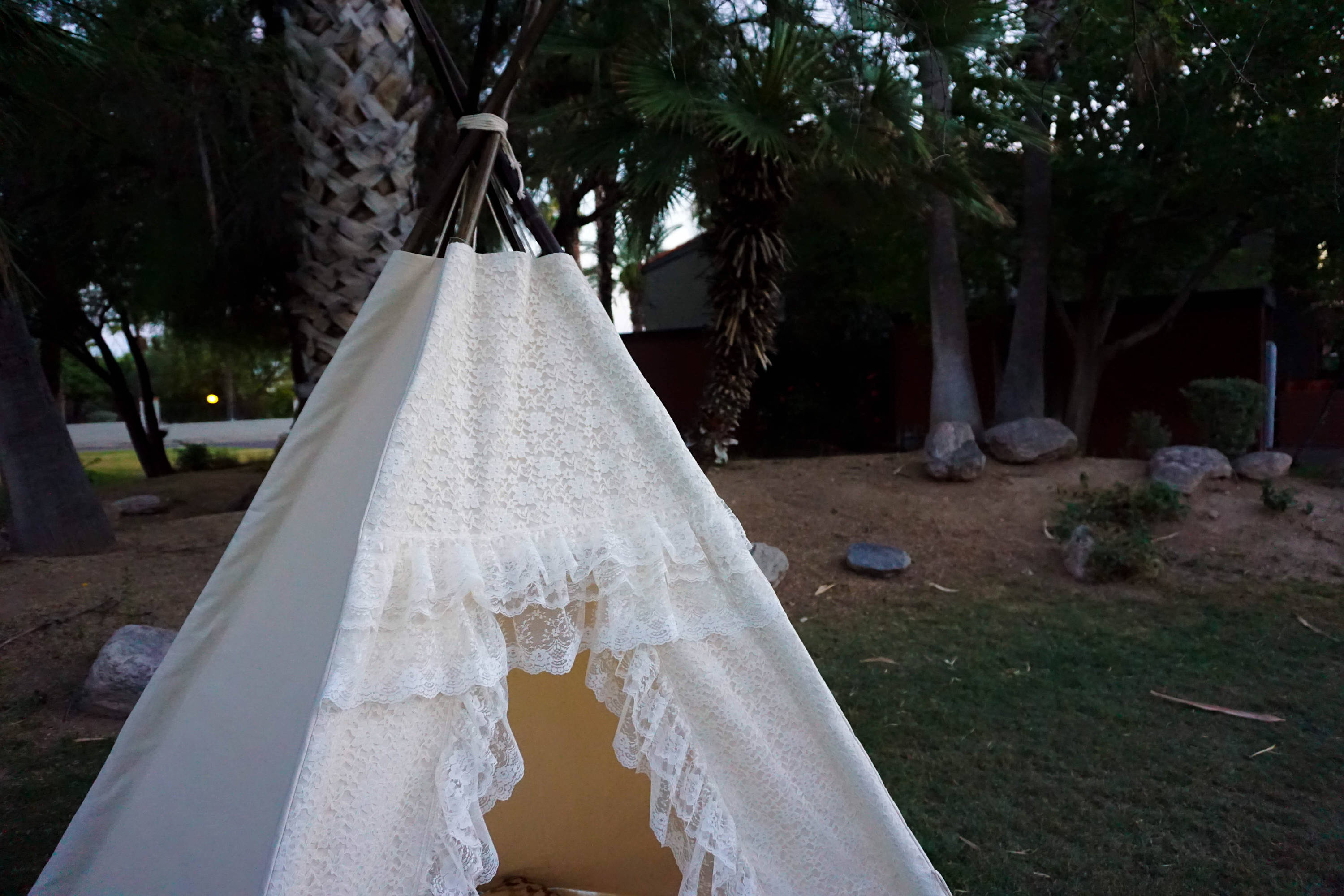 XL/XXL Amor Lace Teepee 8ft Pole Kids Teepee Wedding Tent | Etsy