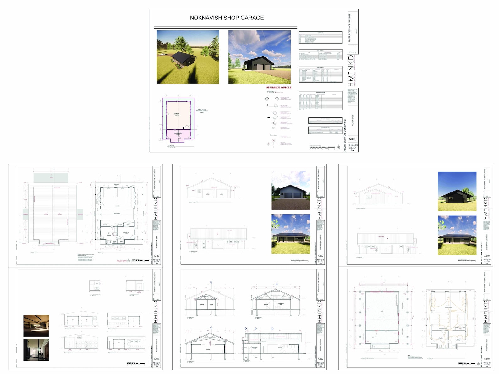 3-car Garage Shop Plans With Attic: 32'x48' 1500 SF Workshop (PDF ...