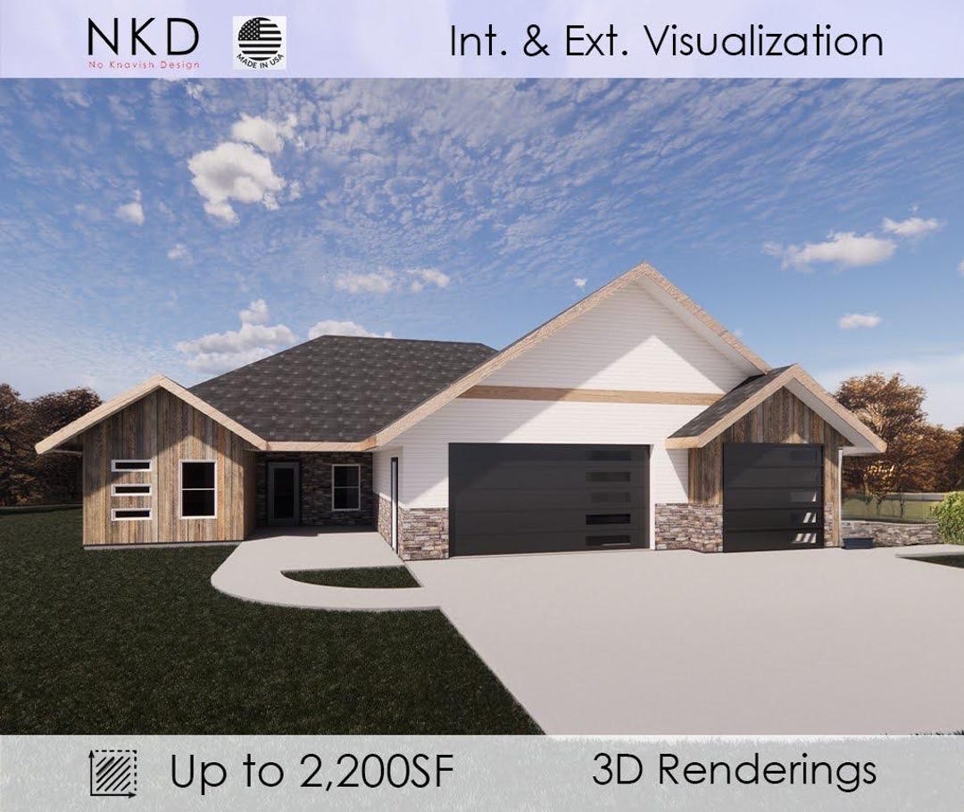 3D Visualization of 2D Drawings I 3D Color Render of 2D Prints I 3D ...