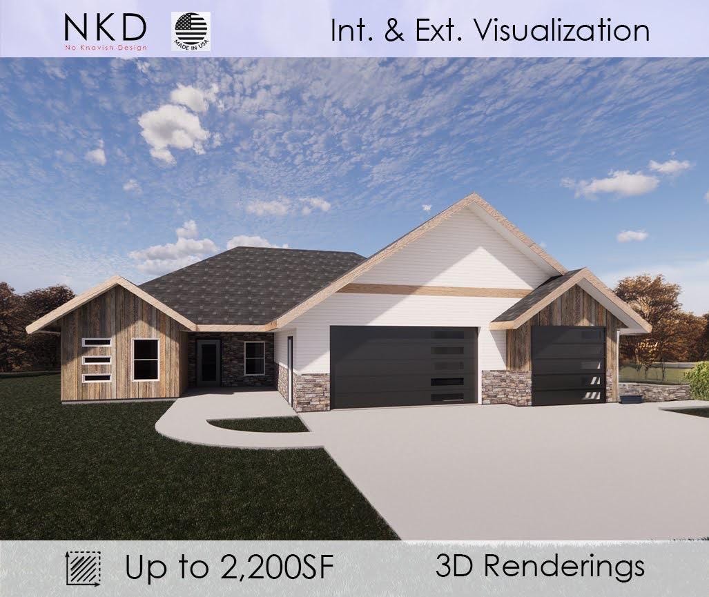 3D Visualization of 2D Drawings I 3D Color Render of 2D Prints I 3D ...