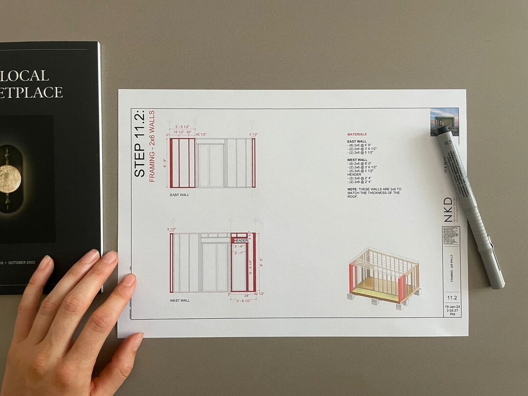 3 Pack Shed & Office DIY Blueprint Plans - Etsy