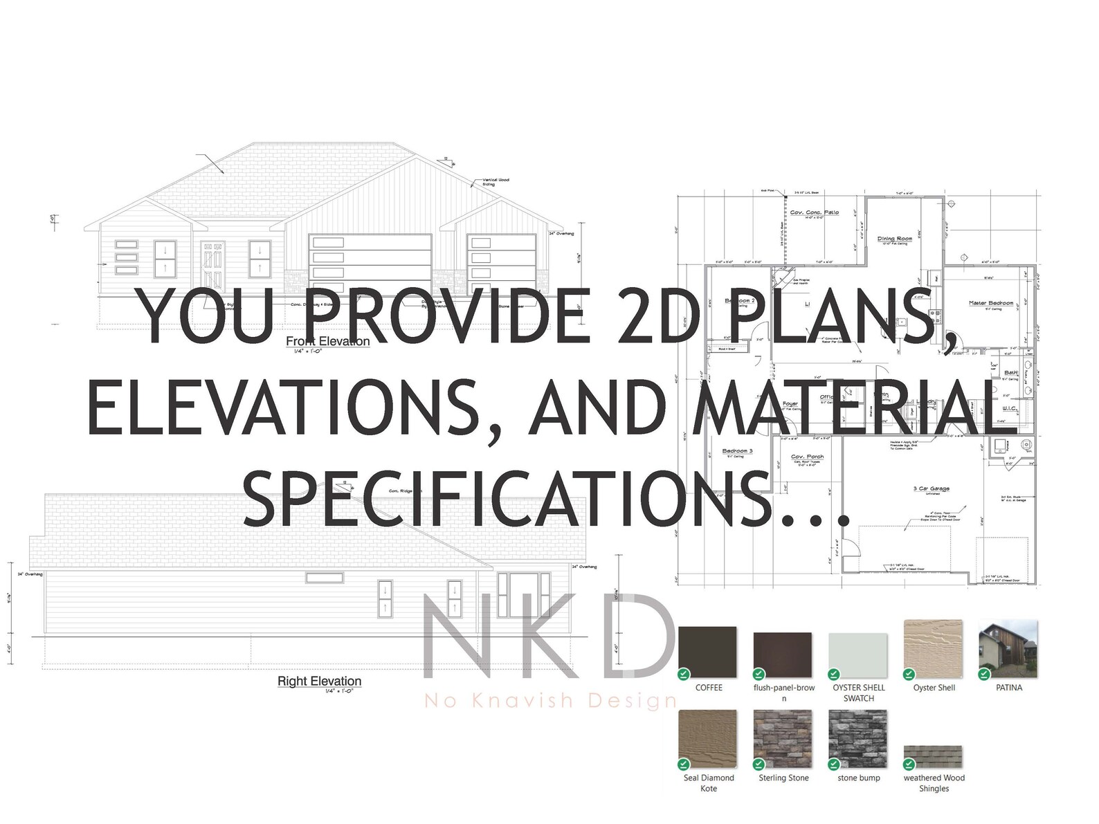 3D Visualization of 2D Drawings I 3D Color Render of 2D Prints I 3D Photo of 2D Architectural ...