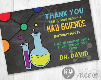 Chemistry thank you | Etsy