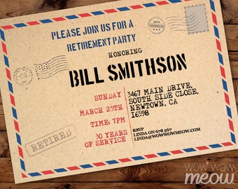 Postal retirement | Etsy