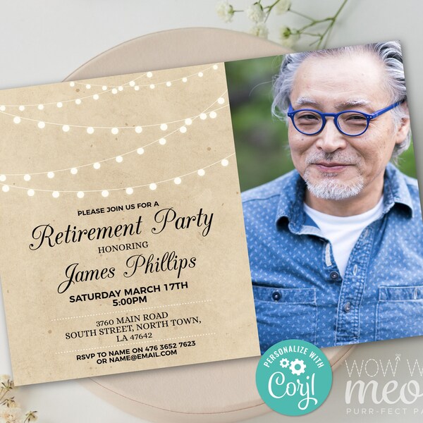 Retirement Lunch Invitation - Etsy
