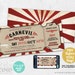 Carnevil Halloween Invitations Carnival Circus Tickets Horror Party ...
