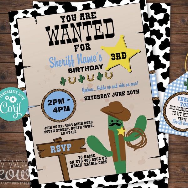 Sheriff Birthday - Etsy