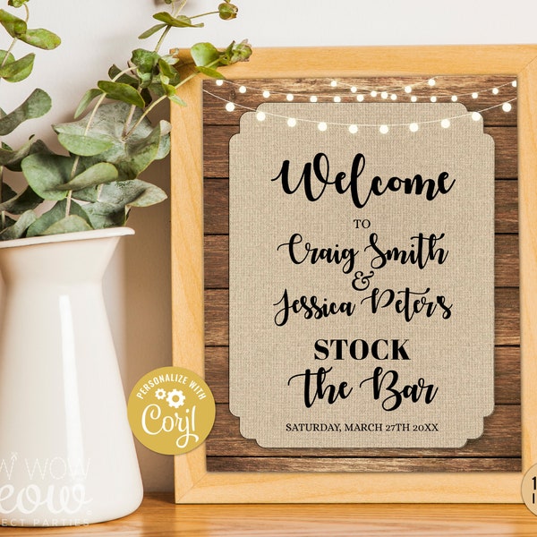 Stock the Bar Poster - Etsy