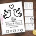 Wedding Coloring Book Children's Activity Sheets Booklet Printable ...