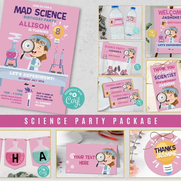 Mad Science Party - Etsy