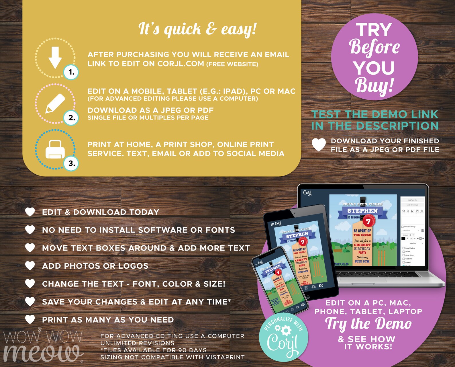 Cricket Bat Invitation Sports Party Birthday Invite Boys | Etsy