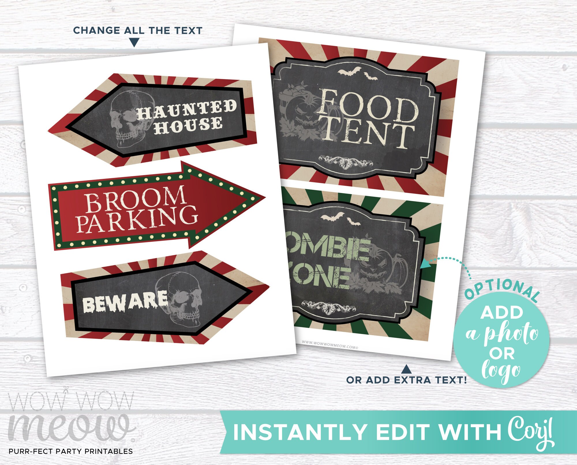 28 Halloween Signs Signs Printable Skeleton Hand Pointing DOWNLOAD ...