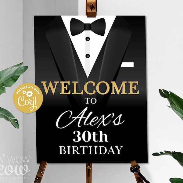 Welcome Sign Tuxedo - Etsy