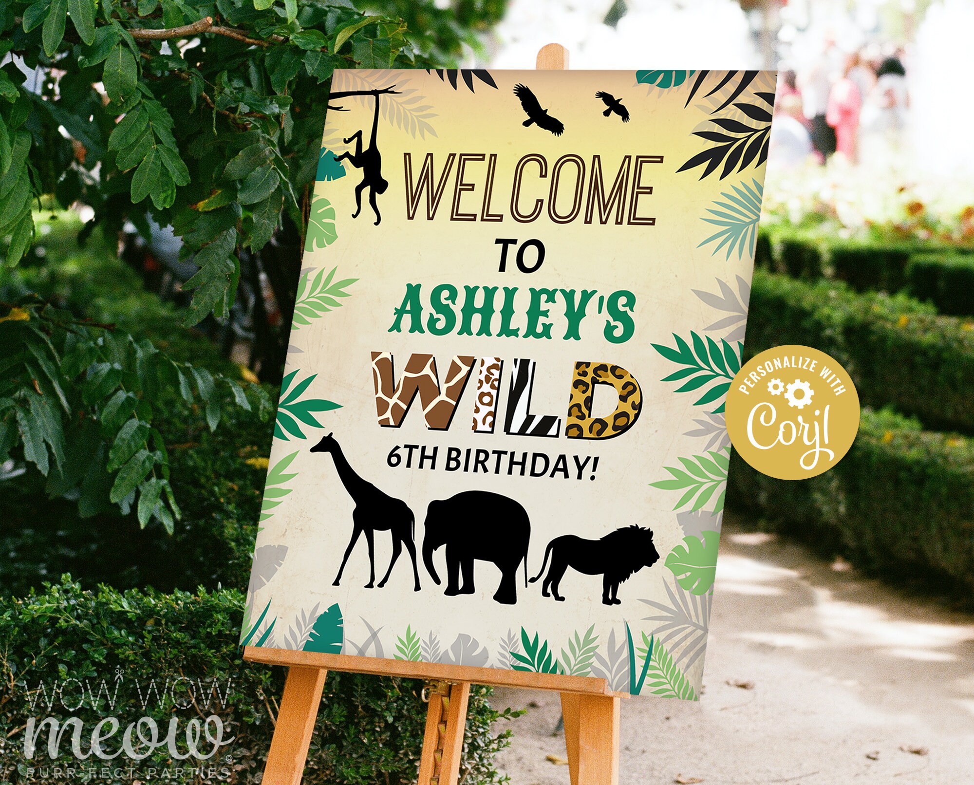 Zoo Welcome Signs