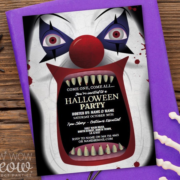 Carnival Invite - Etsy