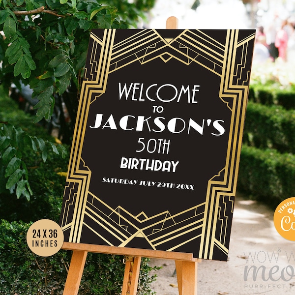 Art Deco Sign - Etsy