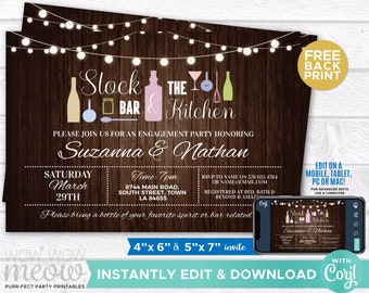 Kitchen Party Invitations - Etsy