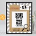 Detective Party Birthday Sign Poster - Activity Station - Spy Editable ...