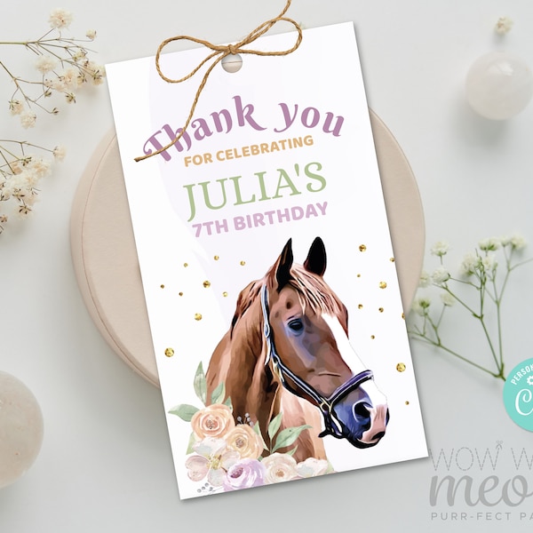 Horse Gift Tag - Etsy
