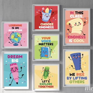 Positive Classroom Posters | Teacher Decorative Wall Decor | Growth ...