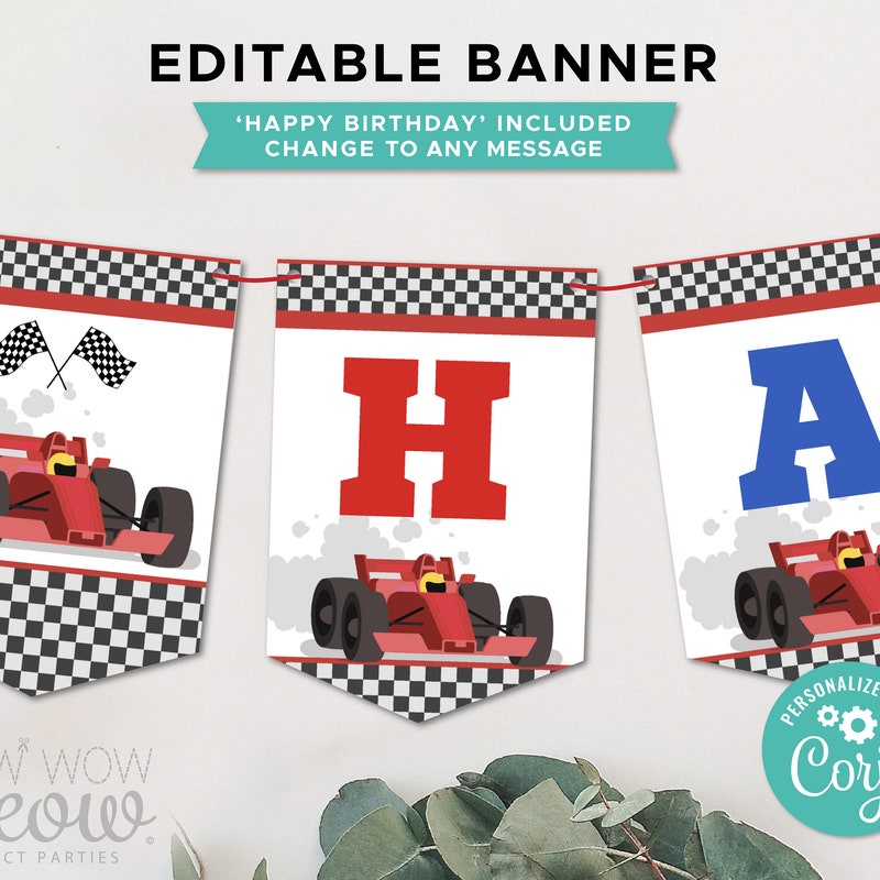 Racing Banner - Etsy