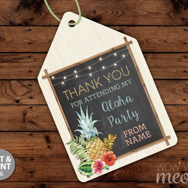 Aloha Thank You - Etsy