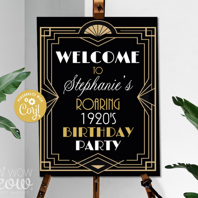 Art Deco Sign - Etsy