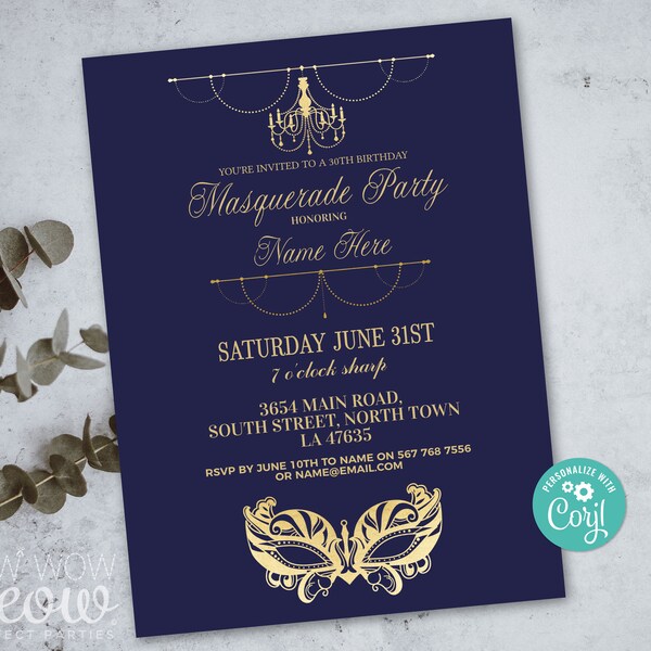 Masquerade Ball Mask - Etsy