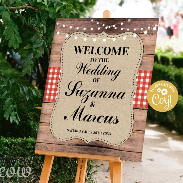 Rustic Party Sign - Etsy