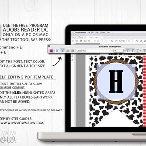 Cowboy Banner Birthday Red Cowgirl Plaid Check INSTANT DOWNLOAD Cow ...