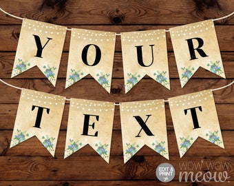 Music Note Bunting Flags Printable INSTANT DOWNLOAD DIY Black - Etsy