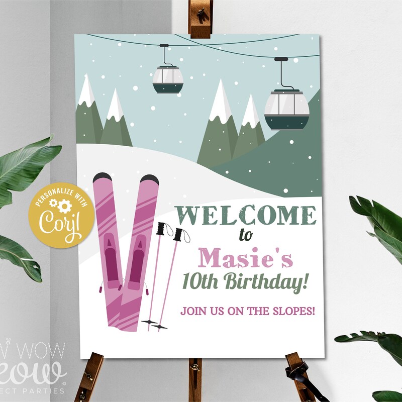 Ski Sign - Etsy