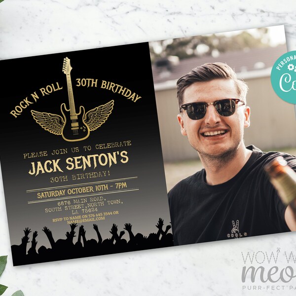 Rock N Roll Party - Etsy